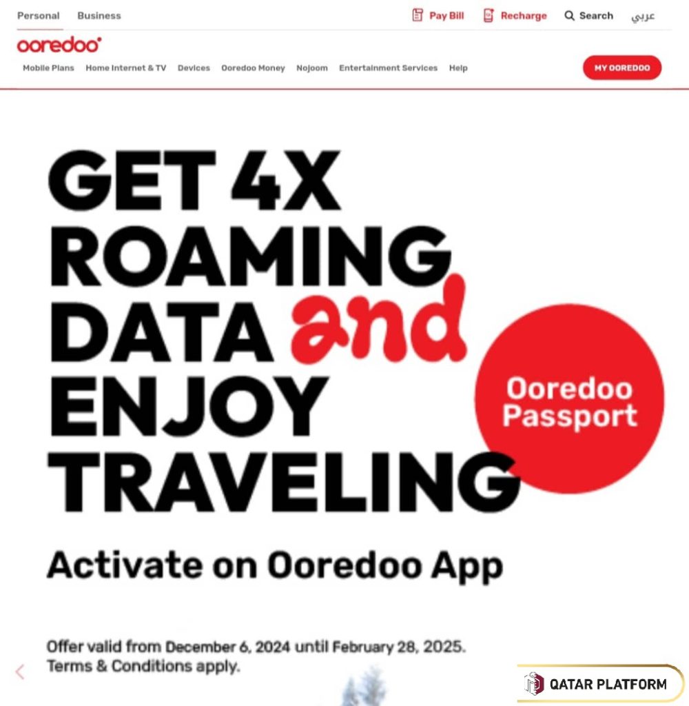 Ooredoo Online Recharge Qatar