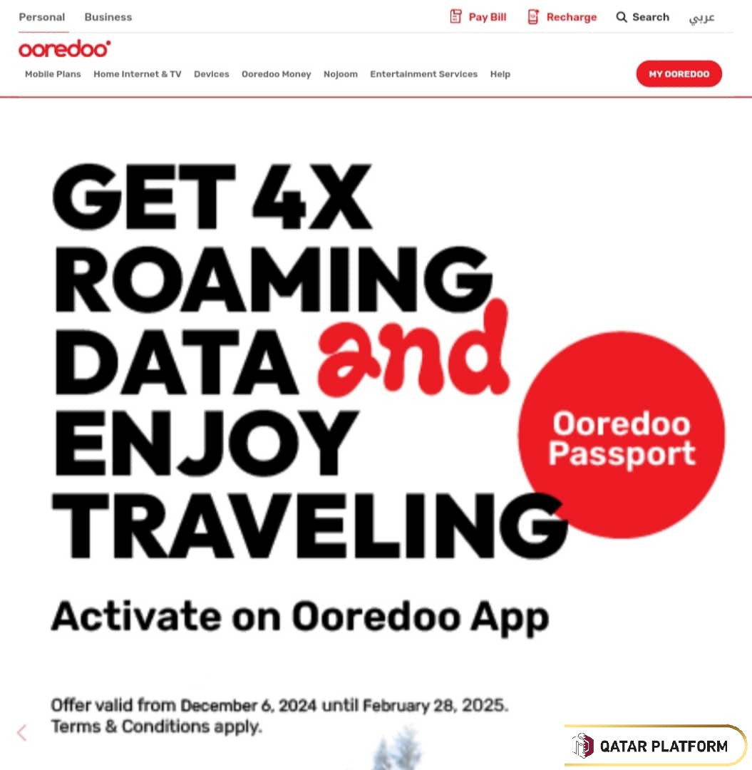 Ooredoo Online Recharge Qatar