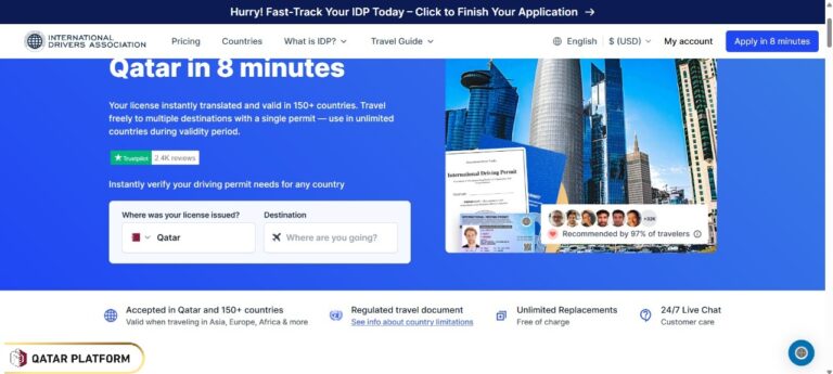 How to Get International Driving License in Qatar (IDP) 2026 - Qatar ...