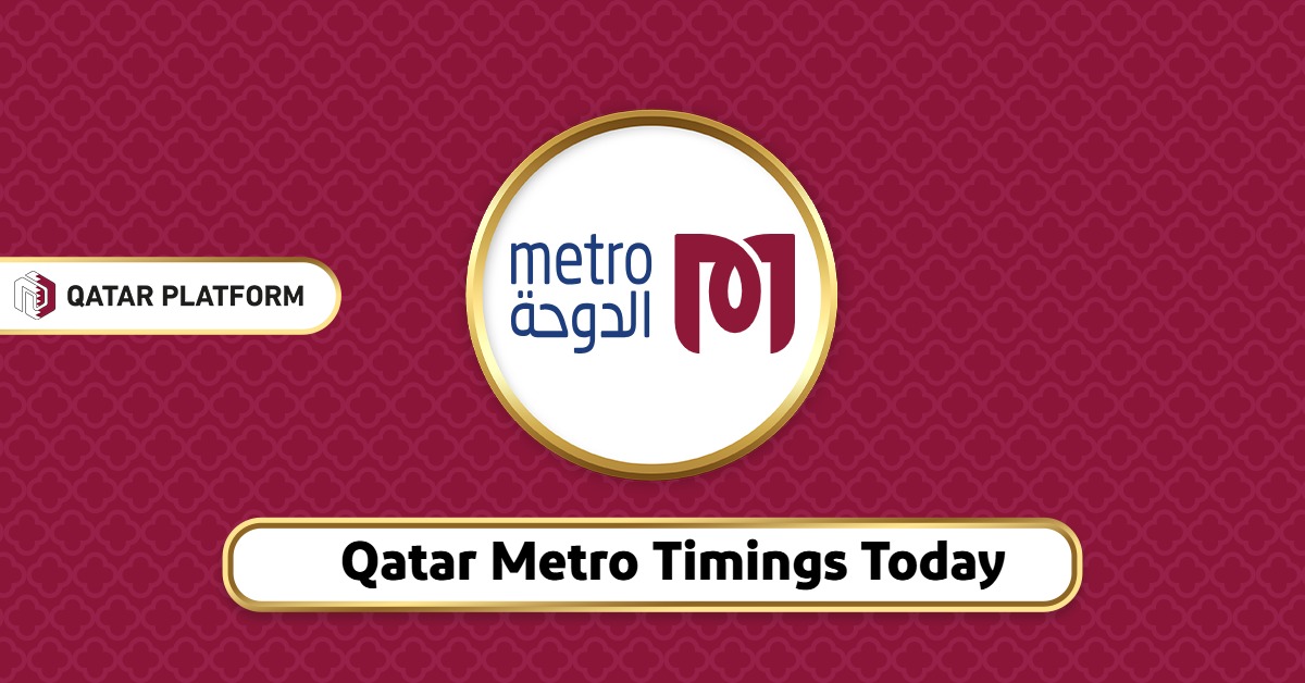 Qatar Metro Timings Today 2026